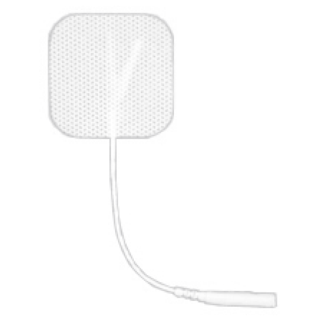 Electrode - Foil - 1.5” x 1.5” White Cloth - GTM Medical Marketing, LLC