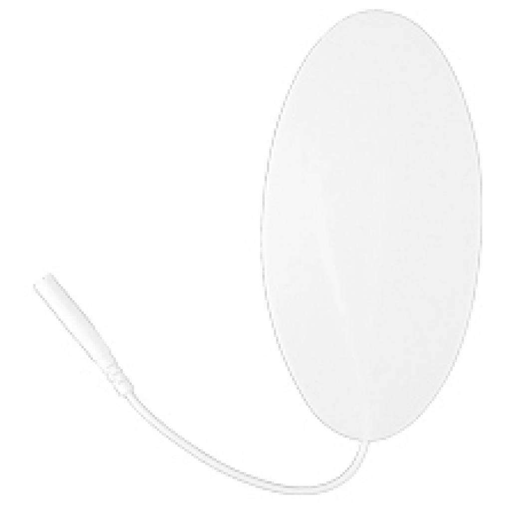 Electrode - Foil- 2” x 4” Oval White Foam - GTM Medical Marketing, LLC